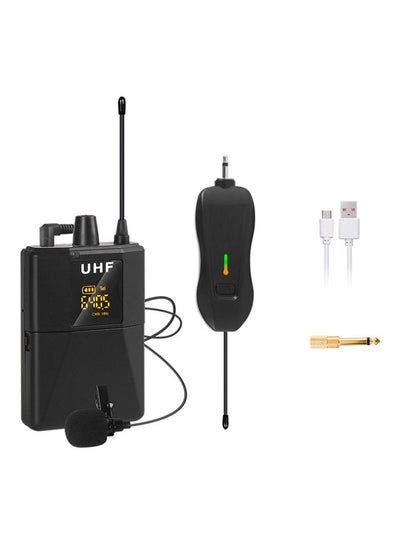 Wireless Lavalier Microphone Black Price In UAE Noon UAE Kanbkam