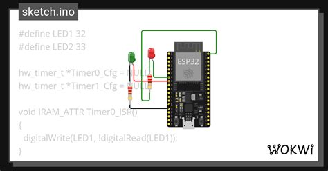 Devices Timer Interrupt Of ESP Wokwi ESP STM Arduino Simulator