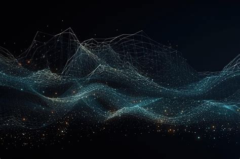 Premium Ai Image Abstract Science Or Technology Background Graphic Design Network Illustration