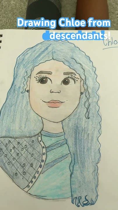 Drawing Chloe From Descendants Descendants Disney Music Art