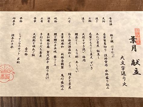 葉月 献立 研覃 ほりべ