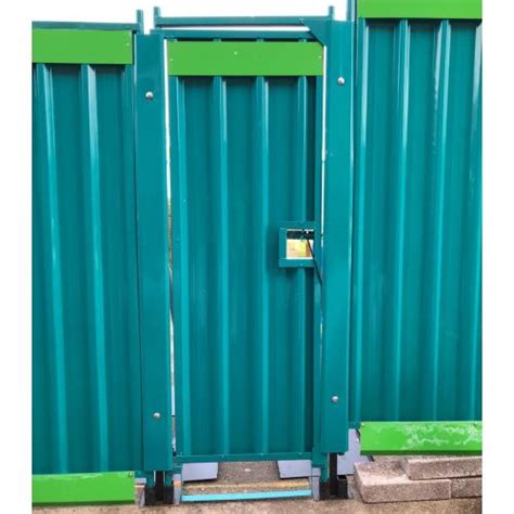 Hoarding Pedestrian Gate Standalone Metal Fencing