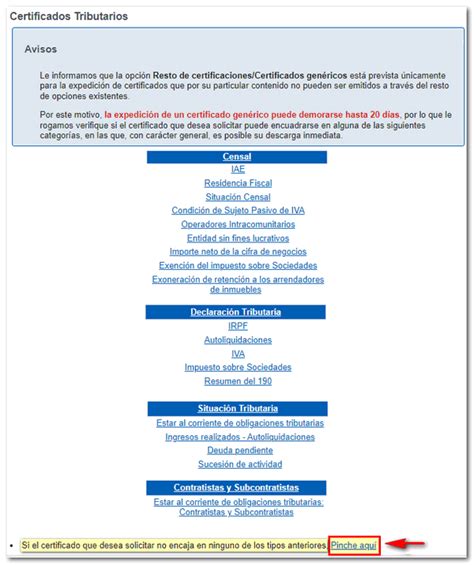 Certificado Al Corriente Aeat Agencia Tributaria Solicitud De Un