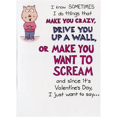 Make You Crazy Funny Valentines Day Card