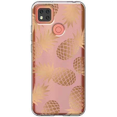 Etui Na Telefon Xiaomi Redmi C Z Ote Ananasy Sklep Internetowy Etuistudio Pl