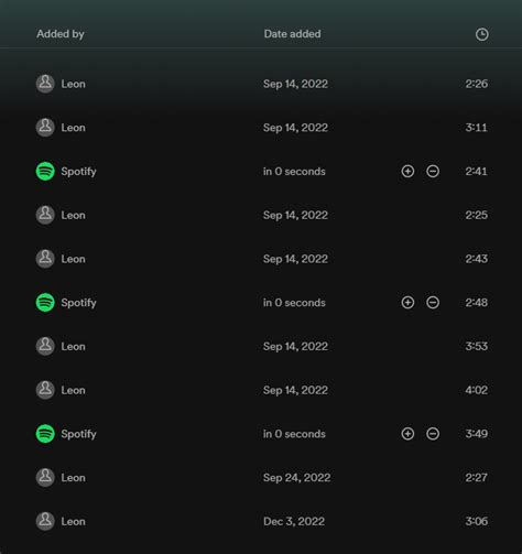 Solved Bug Report Incorrect Date Added The Spotify Community