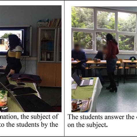 Photographs Of The Experimental Process From The Classroom Download Scientific Diagram
