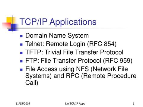 Ppt Tcpip Applications Powerpoint Presentation Free Download Id