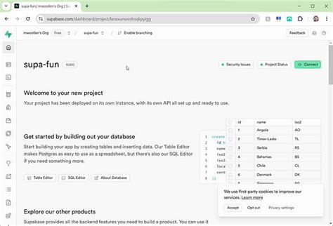 Mark Woollen On Linkedin Supabase Appsmith Part 1 Base Setup