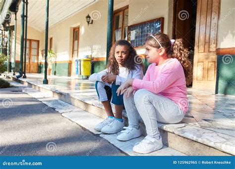 Two Girlfriends Together In Summer Camp Stock Image Image Of Vacation