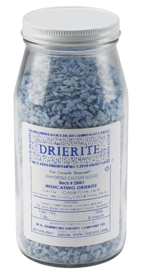 Desiccant Drierite With Indicator 454g Meter Bd Shop