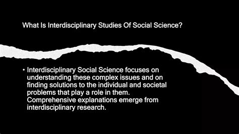 Lecture 1 Introduction To Interdisciplinary Commons In Social Science Pptx