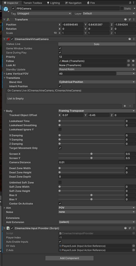first person cinemachine camera talk gamedev tv