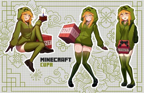 Cupa The Creeper Holographic Sticker Sheet Etsy