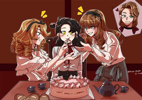 Safebooru 4girls Absurdres Aged Down Alternate Universe Baguette