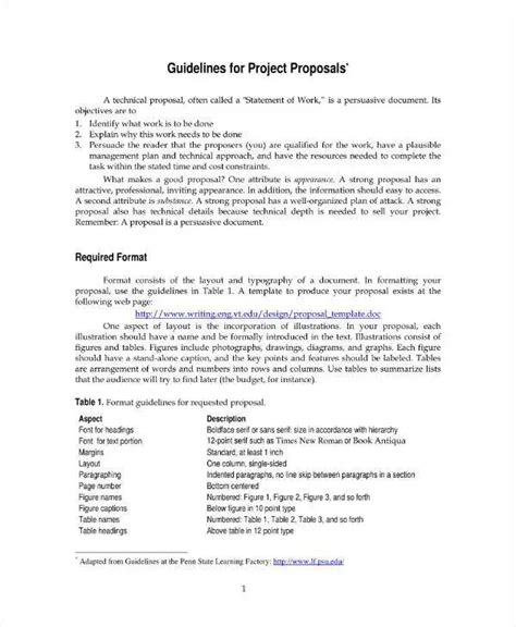 Engineering Proposal Template