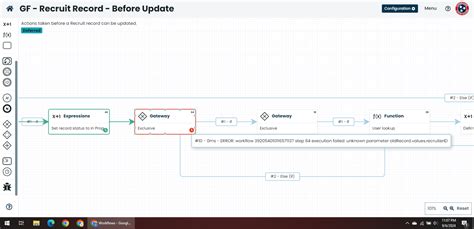 Possible Bug Error Block Not Stopping Update Of Record In Before Update Workflow Workflows