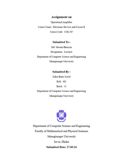Assignment Front Pdf Assignment Front Pdf