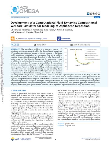 Pdf Development Of A Computational Fluid Dynamics Compositional Wellbore Simulator For