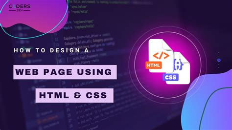 How To Create Web Design In Html And Css With Examples