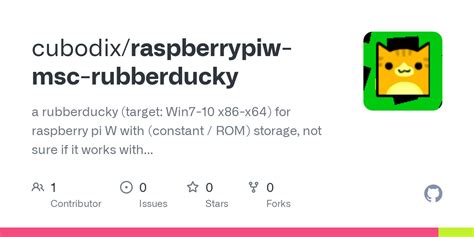 GitHub Cubodix Raspberrypiw Msc Rubberducky A Rubberducky Target Win X X For
