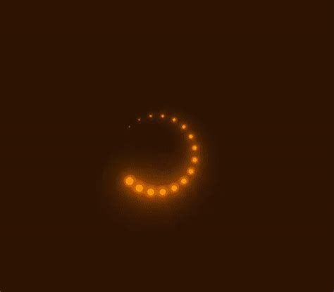 Glowing Loading Animation In Html And Css