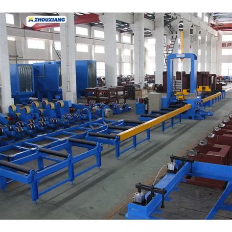 H Beam Assembly Fabrication Submerged Arc Welding Machine H Beam Auto