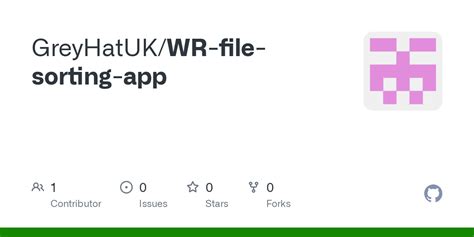 Github Greyhatukwr File Sorting App