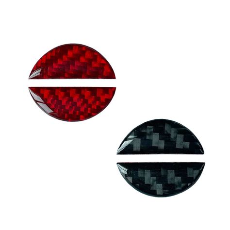 Badu Bg Оформление на автомобила Декор от въглеродни влакна Емблема на