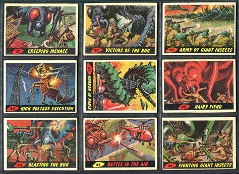 Lot Detail 1962 Topps Mars Attacks Complete Set Of 55 Cards