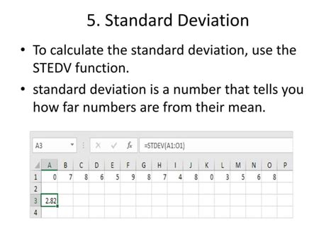1 Statistical Functions In Excel Pdf