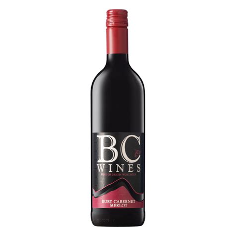 BC Wines Ruby Cabernet Merlot Case Of X Ml Housewine