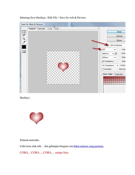 Membuat Animasi Berubah Bentuk Dengan Photoshop Doc