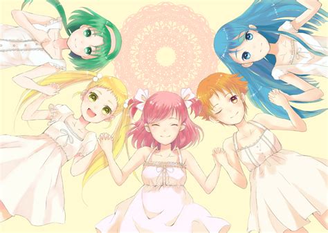 Yumehara Nozomi Minazuki Karen Akimoto Komachi Kasugano Urara And Natsuki Rin Precure And