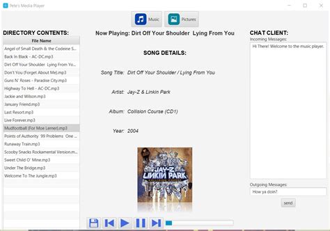 GitHub PeterBurton JavaFX MediaPlayer PictureViewer ChatClient This