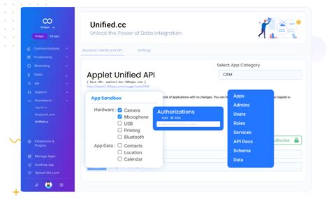 get started with unified api platform unified cc by 500apps