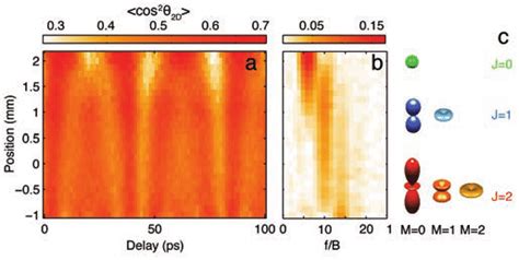 A Measured Degree Of Laser Induced Alignment As A Function Of Time Download Scientific