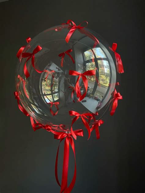 Шары дл девушки девочки на новый год шар с бантиками шары с бантиками красного цвета