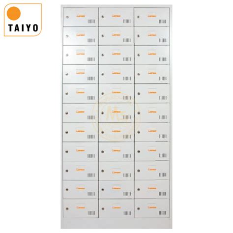 ตู้ล็อคเกอร์เหล็ก 33 ช่อง Taiyo รุ่น Lk33kn ใส่เอกสาร A4 ได้ Mitsiamfurniture