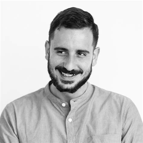 Premium Photo White Bearded Guy Cheerful Positivity Portrait