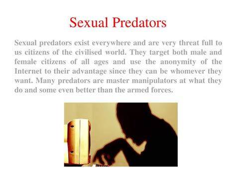 Ppt Internet Predators Powerpoint Presentation Free Download Id4656260