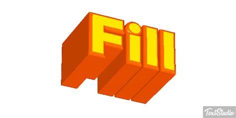 Fill Word Animated  Logo Designs