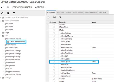 Acumatica Add Excel Upload Control To Grid Toolbar Stack Overflow