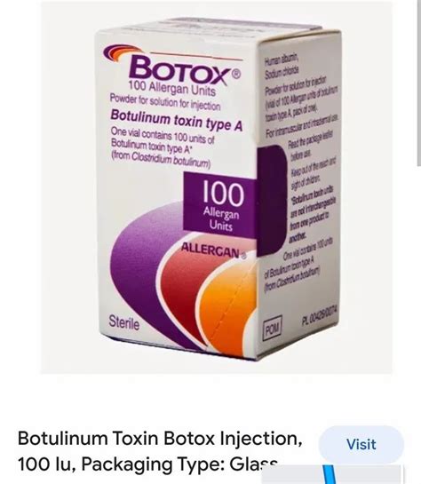 Botox 100 Allergan Injection At ₹ 1000 Vial Khamgaon Id 27144335430