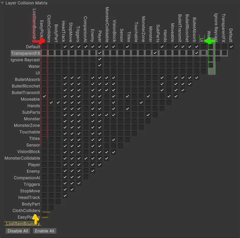 Shifted Layer Collision Matrix Unity Engine Unity Discussions Shifted Layer Collision Matrix Unity Engine Unity Discussions