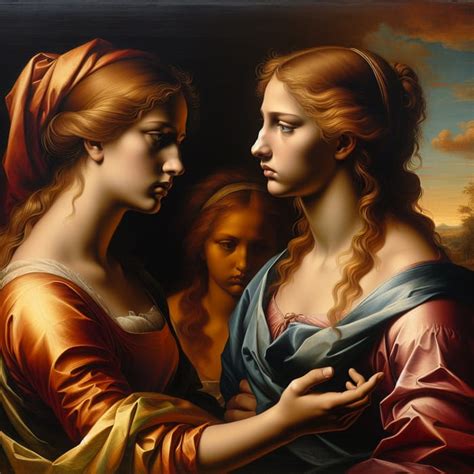 Artistic Interpretation Mother In Law Vs Daughter In Law Conflict Ai