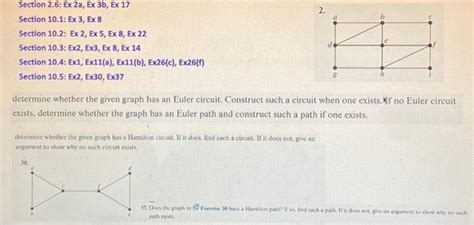 Solved Section 2 6 Ex 2a Ex 3b Ex 17 Section 10 1 Ex 3
