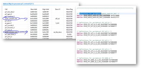 Xilinx Sdk Fails To Create Address Definitions For Multiple Axi Slave Interfaces In A Single