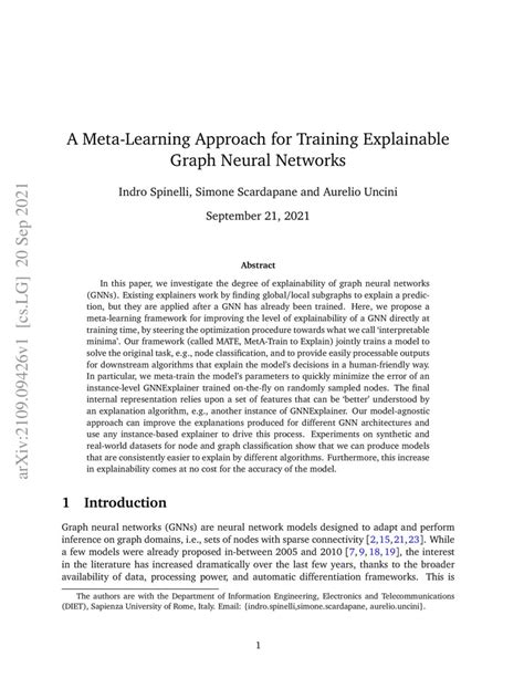 a meta learning approach for training explainable graph neural networks