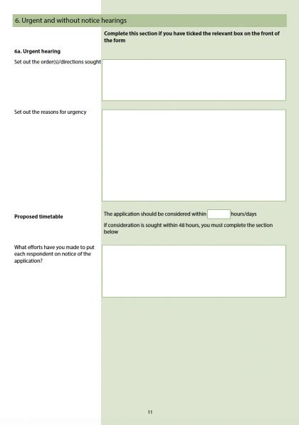 How To Complete A C Application Form